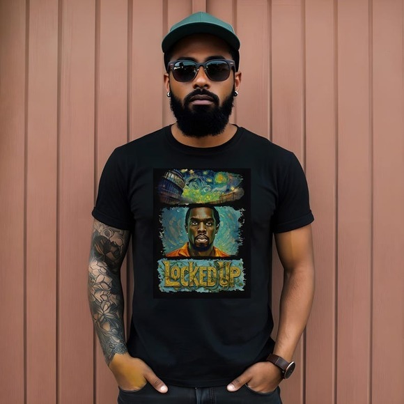 Enarly | Shirts | P Diddy Locked Up Tshirt P Diddy Arrested Unisex ...